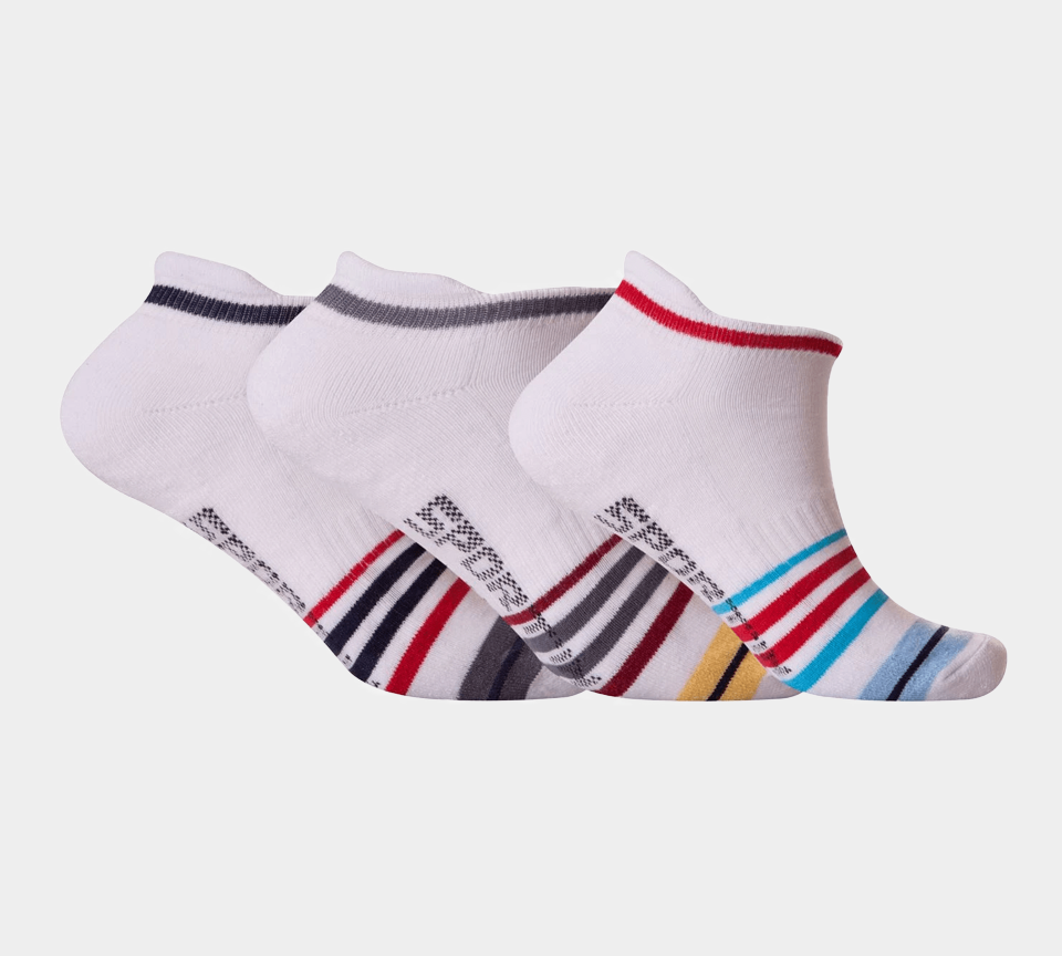 Fresh Feel Sport Max Cushioned M10766 Trainer Liner Socks UK 6-12 ...